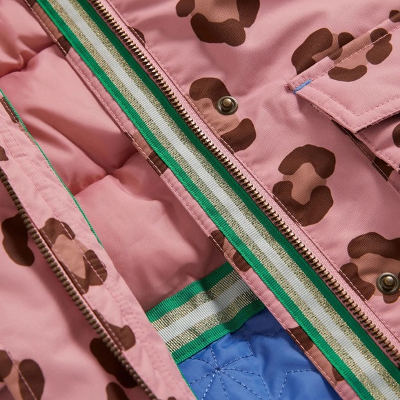 Boden | Jackets & Coats | Boden Waterproof Rainsnow Parka Pink Animal ...
